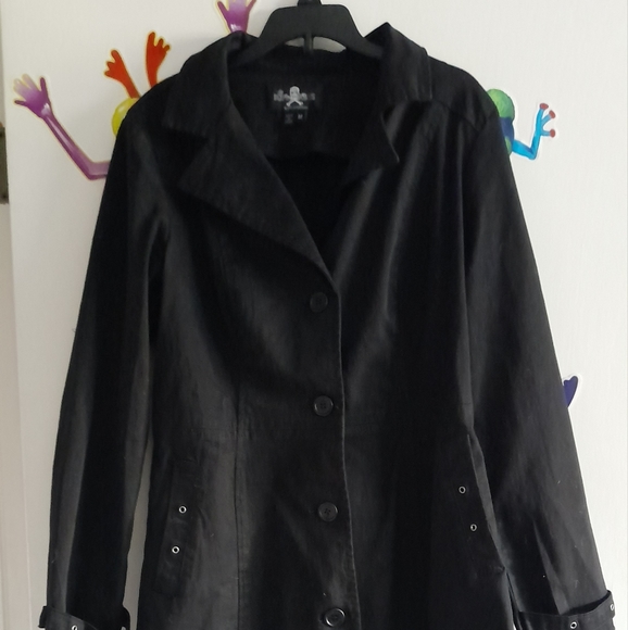 Royal Bones | Jackets & Coats | Vintage Royal Bones Trench Coat Hot ...